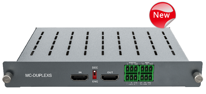 HDMI over IP stackable matrix switcher